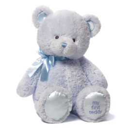 My First Teddy Blue Bouquet designed by Karin's Florist