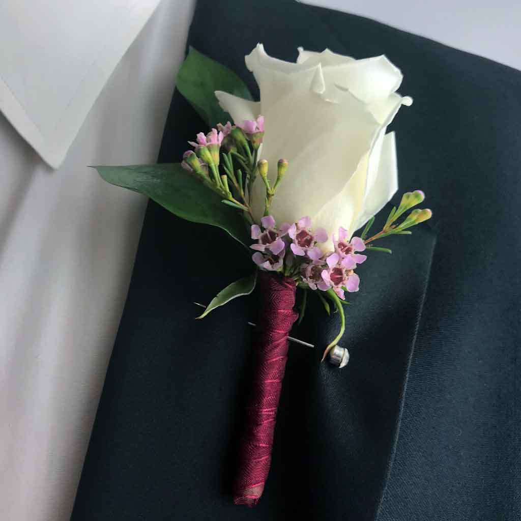 Pink Wax Flower Boutonniere | Best Flower Site