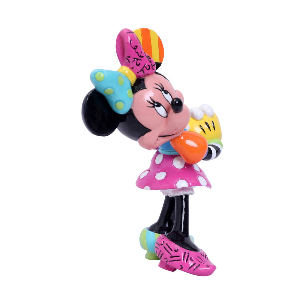 Blushing Minnie Mouse Miniature Figurine designed by Romero Britto